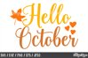 Fall, SVG, Hello October, Autumn, Leaves, I Love Fall Y'all (140234 ...