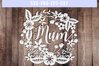 Mum SVG Cut File, Mother Papercut Template, DXF EPS PNG (138148 ...