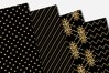Black and Gold Seamless Papers - Damask & Geometric Patterns (228877 ...