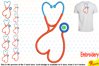 Stethoscope Heart Embroidery Design Machine Instant Download Commercial ...