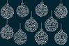 Christmas Round Ornaments II- 10 SVG cut files (1019097 ...