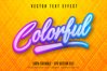 Colorful text, multicolor style editable text effect (925955) | Plugins ...