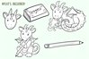 Cute Dragons Digital Stamps (244840) | Illustrations | Design Bundles
