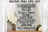 Farmhouse Rules - SVG PNG DXF EPS (219591) | SVGs | Design Bundles