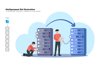Flat illustration server migration (571705) | Powerpoint | Design Bundles