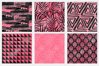 Pink & Black Digital Paper Pack