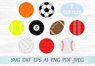 Sport SVG, Balls Clipart, Sport Balls SVG, Balls svg, Sport svg files ...