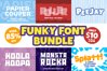 Funky Font Mini Bundle (733569) | Display | Font Bundles