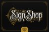 The Sign Shop Font (532560) | Display | Font Bundles