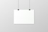 Hanging blank posters. (676983) | Objects | Design Bundles