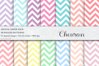 Pastel Chevron Seamless Patterns, Chevron Digital Papers (413938 ...