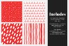 Red Digital Paper Set (691869) | Patterns | Design Bundles