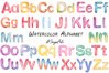 Letters, Alphabet, Rainbow Colors, Watercolor Clipart (691167 ...