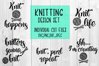 Knitting Mini Bundle Hobby Craft Svg Files (184078) | SVGs | Design Bundles