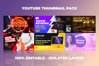 Youtube Thumbnail Templates Set 3