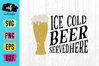 Ice Cold Beer Sign SVG Cut File (175210) | SVGs | Design Bundles