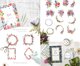 Rustic Watercolor Floral Set (94984) | Illustrations | Design Bundles