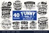 Funny SVG bundle 40 designs VOL 2 (1171526) | Cut Files | Design Bundles