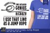 Genius and Crazy Jump Rope - Humor SVG and Cut Files (311842) | Cut ...