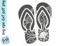 Flip flop Zentangle Svg Flip flop Mandala Summer Svg (557252) | SVGs ...