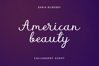 American beauty (37760) | Script | Font Bundles