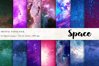 Space Digital Papers, Galaxy, Nebula Backgrounds (555509) | Backgrounds ...