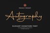 Autography - Elegant Signature Font (488977) | Script | Font Bundles