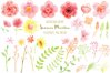 Watercolor Clipart Summer Meadow (15593) | Illustrations | Design Bundles