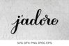 J'adore calligraphy. I adore hand lettering in French SVG (1135119 ...