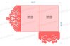 Lace wedding invitation template, Svg files for cricut (517152) | Card ...