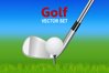 Golf illustrations. (674538) | Illustrations | Design Bundles