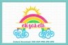 Rainbow Sun Circle Split monograms bundle svg dxf clipart (55063 ...