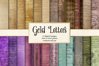 Gold Letters Digital Paper (137293) | Patterns | Design Bundles