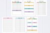 12 Planner pages A4 size, printable digital templates bundle (881623 ...