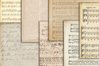 Antique Papers, Antique Music Papers, Music Digital Papers (306036 ...