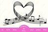 Music notes svg laser cut file, Silhouette, Monogram (557906) | Cut ...