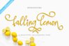 Falling Lemon | Modern Calligraphy Font (516265) | Calligraphy | Font ...