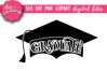 Graduate Grad Cap - SVG DXF PNG Digital files (247556) | Cut Files ...