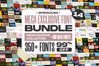 Mega Exclusive Font Bundle - 350 Font (804176) | Display | Font Bundles