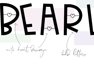 Bearly - Handwritten Font with Hearts (95940) | Regular | Font Bundles