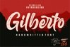 Gilberto letterpress script font (464715) | Script | Font Bundles