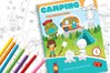 Camping Coloring Book