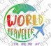 World Traveler Sign Print & Cut PNG SVG DXF PDF JPG Files (412015 ...