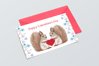 2 Valentine's day cards and covid-19 (1131912) | Illustrations | Design ...