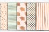 Rose Gold, Mint, Blush Digital Paper, Rose Gold Patterns (92311 ...