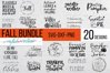 Fall Bundle 20 files SVG, DXF, PNG (852115) | Cut Files | Design Bundles