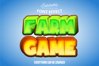Farm game text, editable font effect (542283) | Plugins | Design Bundles
