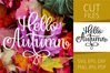 Hello Autumn - Fall Lettering | SVG Cut file | Vector EPS (866303 ...