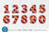 Halloween numbers, Autumn numbers svg, fall colors numbers (315093 ...