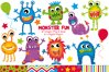 Monster clipart, Monster graphics & illustrations (80229 ...
